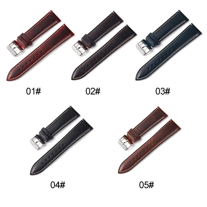 SWstrap Leather Watch Straps Luxury Business Style Box for Charm Tan ...