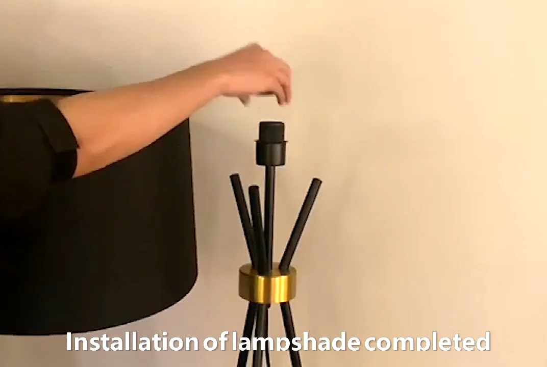 Hot Selling Kd Shade Floor Lamp Tripod Modern Simple Living Room ...