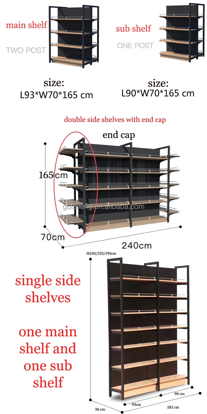 Optimize Store Layout with Supermarket Shelves from Gutailong