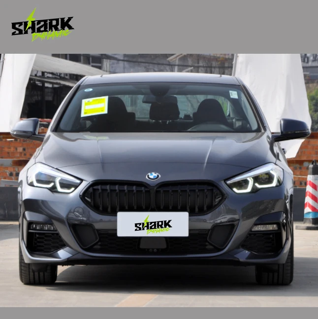 Black Primer Front Bumper Grille For Bmw F44 218i Body Kit Single Slat ...