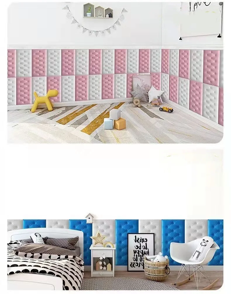 Wholesale 3D Wall Panel Soft Home Decor - PVC PET XPE Foam
