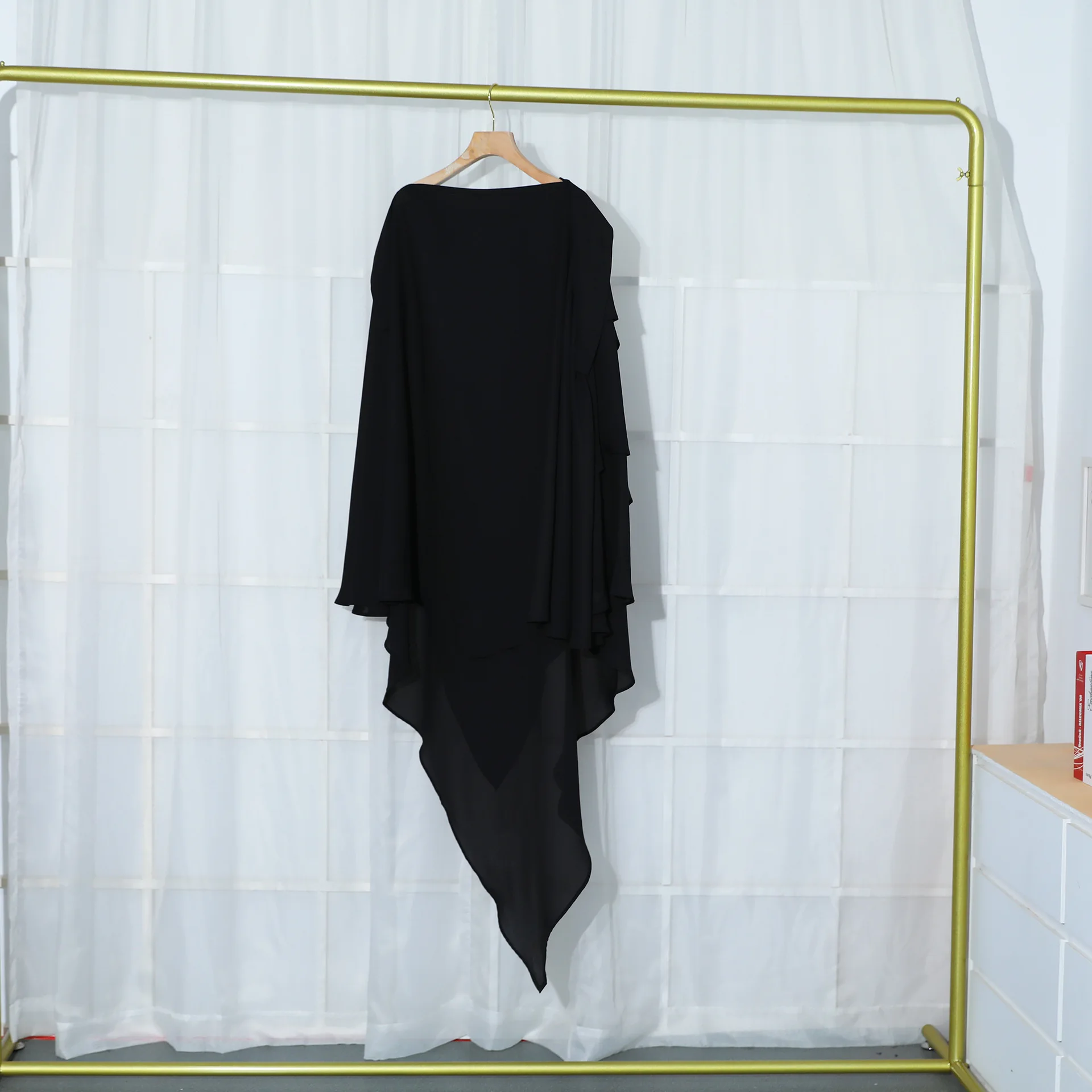 Shop Our Latest Arab Khimar Three Layer Hijabs for Muslims