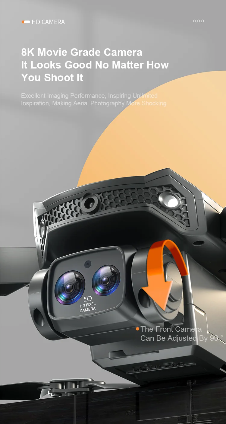V32 360 Degree Obstacle Avoidance Headless Mode Optical Flow 150m 15min