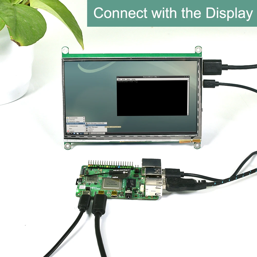 ROCK PI 4 Model C+ 4GB Single Development Board Computer Rockchip ...