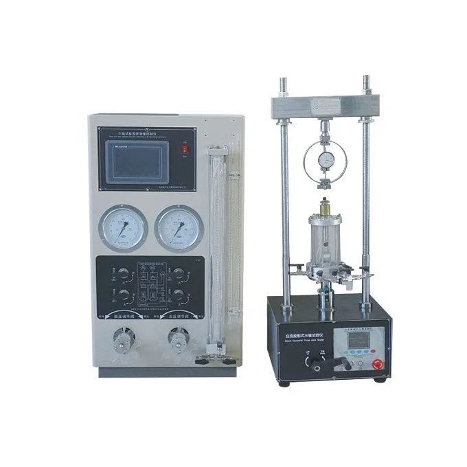 Triaxial Compression Test Apparatus for Soil and Rock