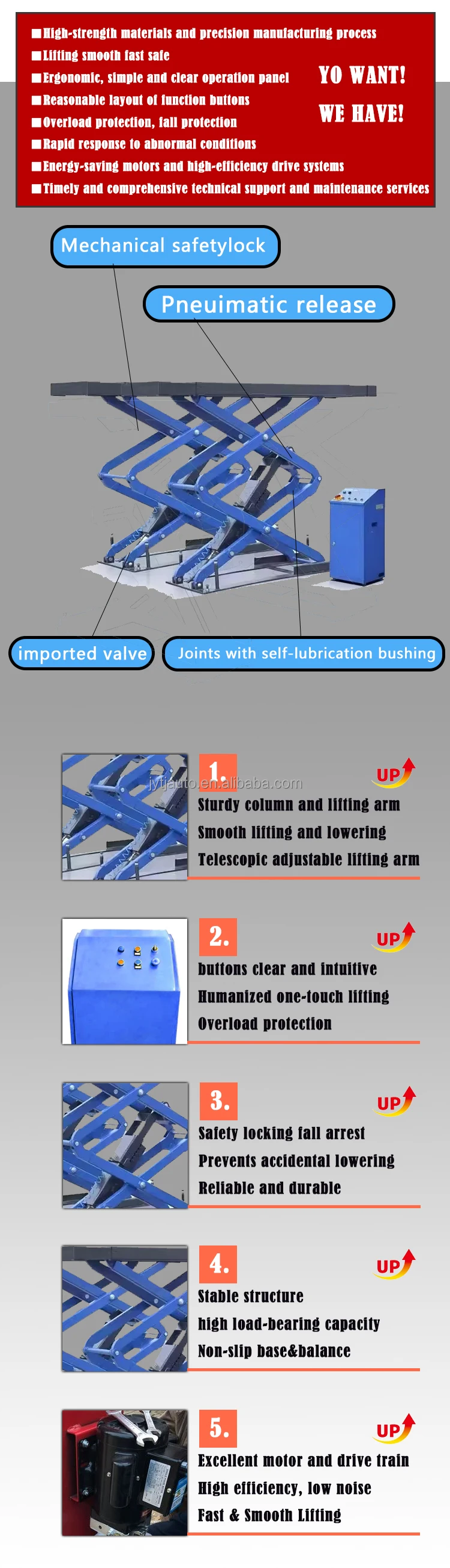 Hidrolic Tier 3 Car Lifts 40ft Container Unpacking 4 Columns 2 Places ...