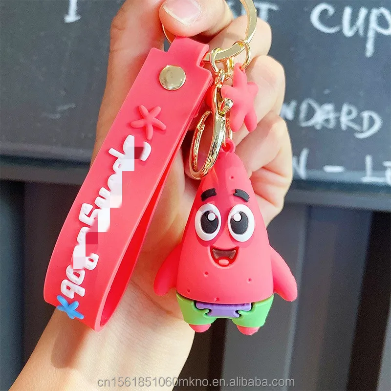 Kawaii 3d Pvc Cartoon Japanese Anime Keychain Cute Schoolbag Pendant ...