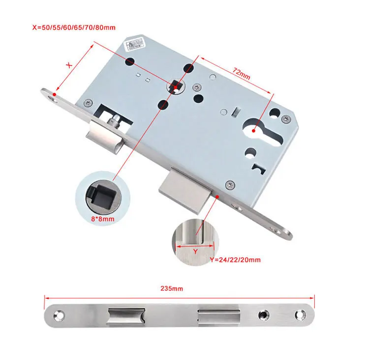 Din 18251-3 Fire Resistant Din Mortise Lock Set/mortise Lock Body With ...