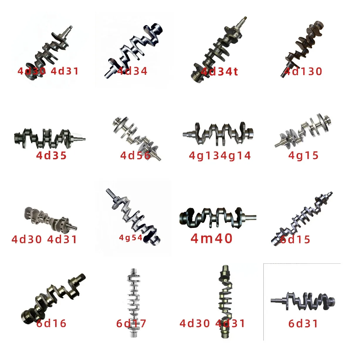 Auto Diesel Engine Crankshaft 4D34T ME017354 for Mitsubishi