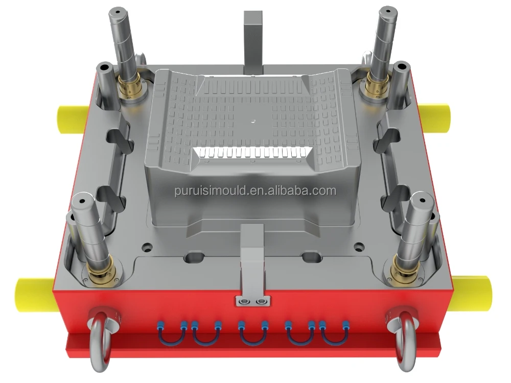 Vegetables Fruits Transport Logistics Plastic Crate Box Injection Mould ...