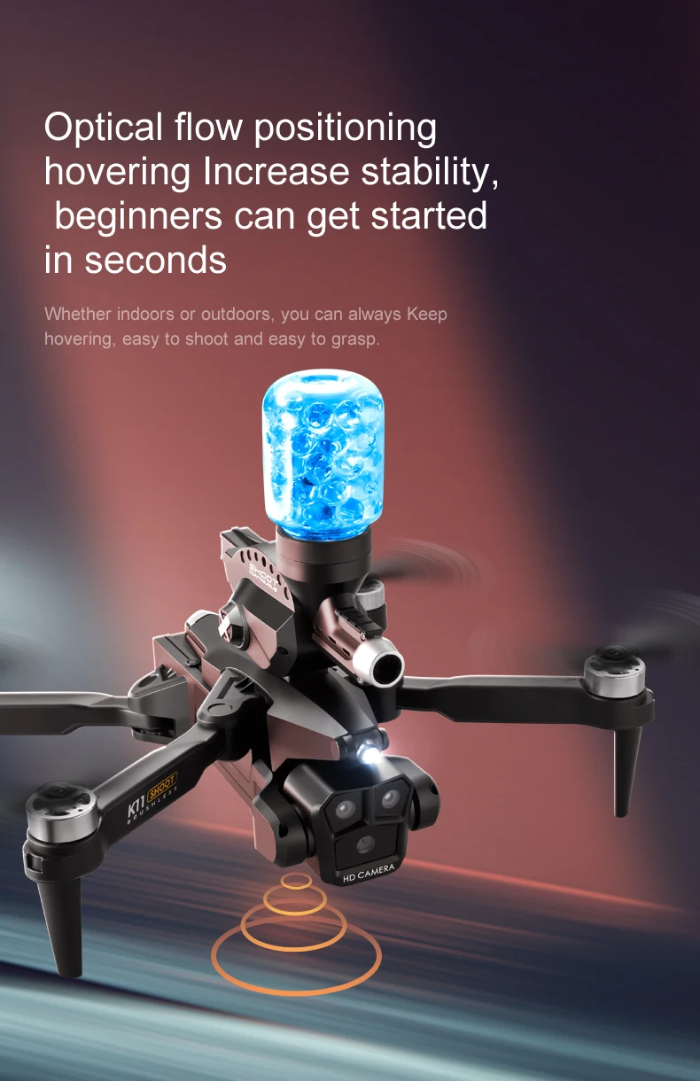 K11 Electric Water Bomb 4k Hd Camera Drone Remote Control Drone With High Playability - Buy Rc ...