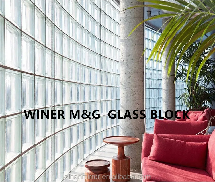 Clear Glass Brick Decorative Glass Block for Indoor Decoration