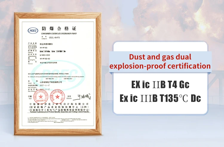 Explosion-proof Handheld Dust Meter Direct-reading Portable Dust ...