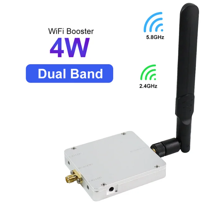 5.8g Double Wifi Signal Amplifier Wlan Wireless Power Amplifier ...