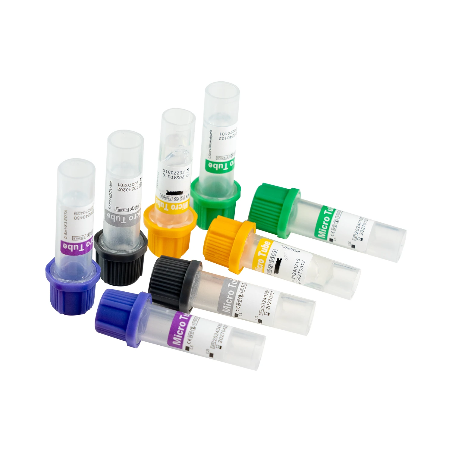 Micro Collection Tubes Pediatric EDTA Sodium Citrate