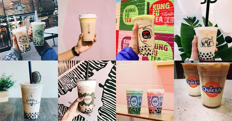 Custom Logo Disposable Food Grade Plastic Boba Cups