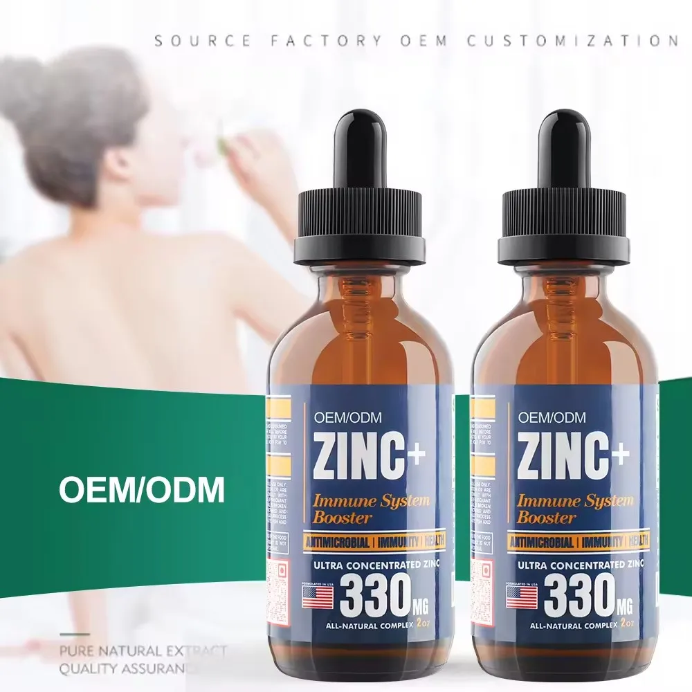 Ultra Concentrated 330 Mg Zinc Liquid Drops Immune System Booster ...