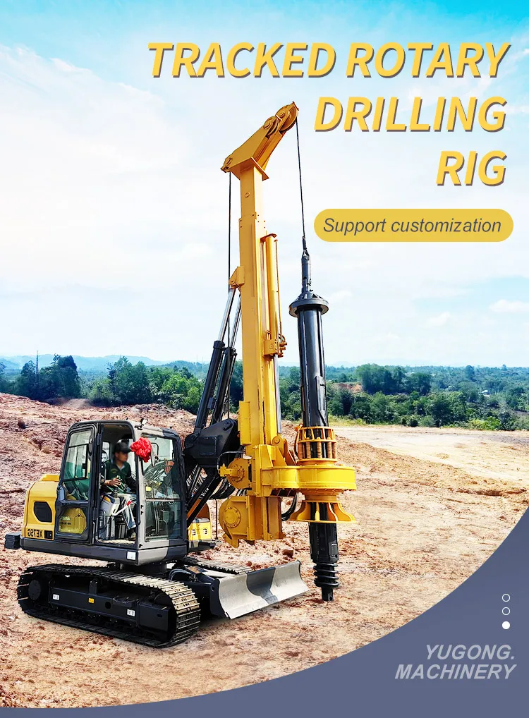 Dual Rotary Drilling Rigs Hydraulic Rotary Drill Rig Mud Rotary Drill ...