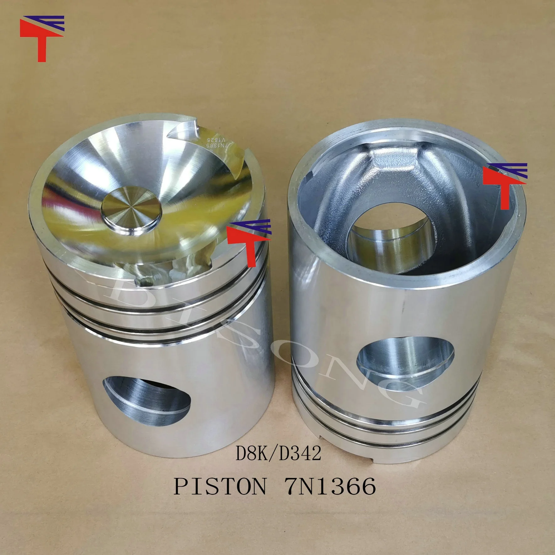 ディーゼルエンジンピストン7N1366ビルドーザー用D8KエンジンD342 BODY AS-PISTON 7N-1366| Alibaba.com