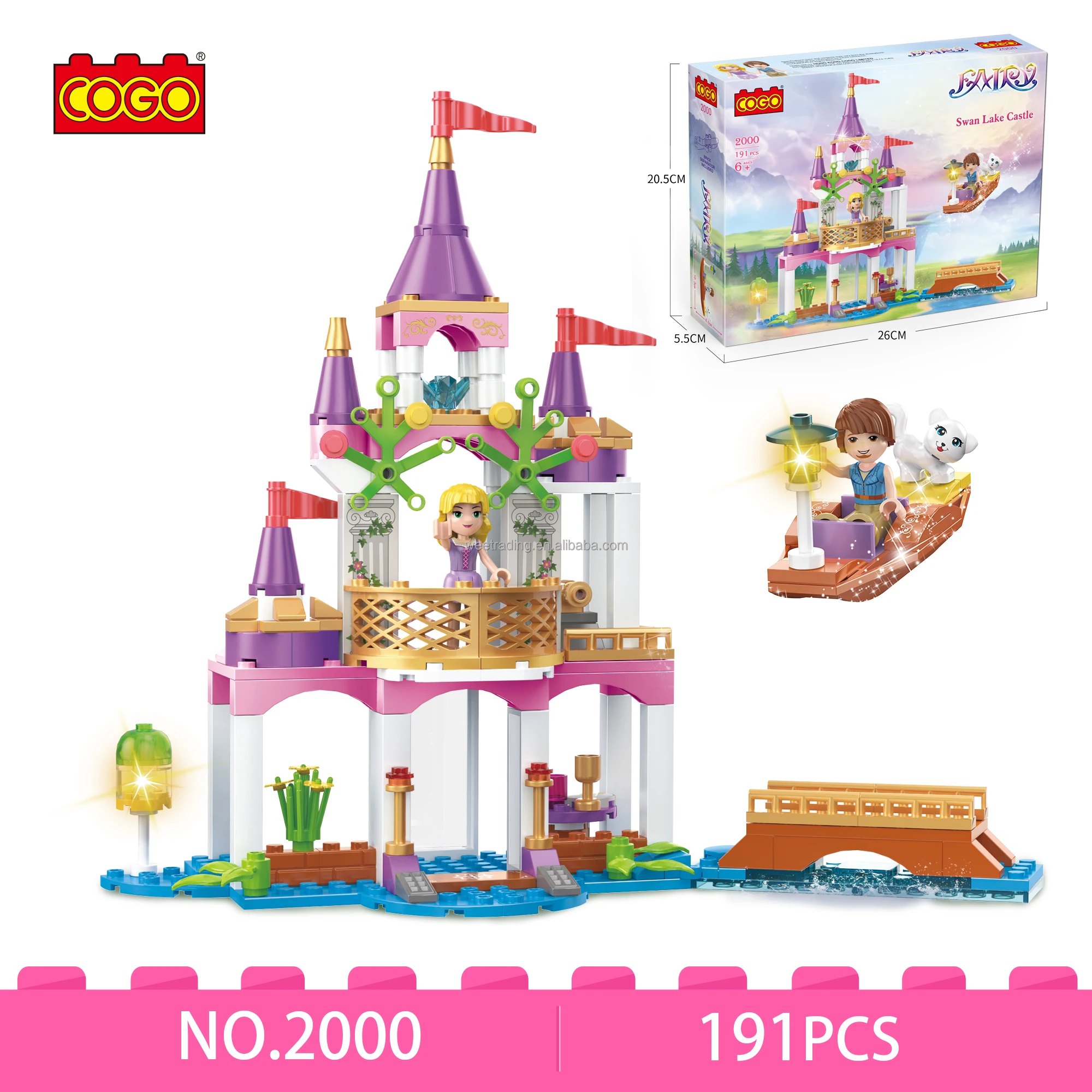 2023 Hot Selling Mini Bricks Cogo Building Blocks Toy Girls Series ...