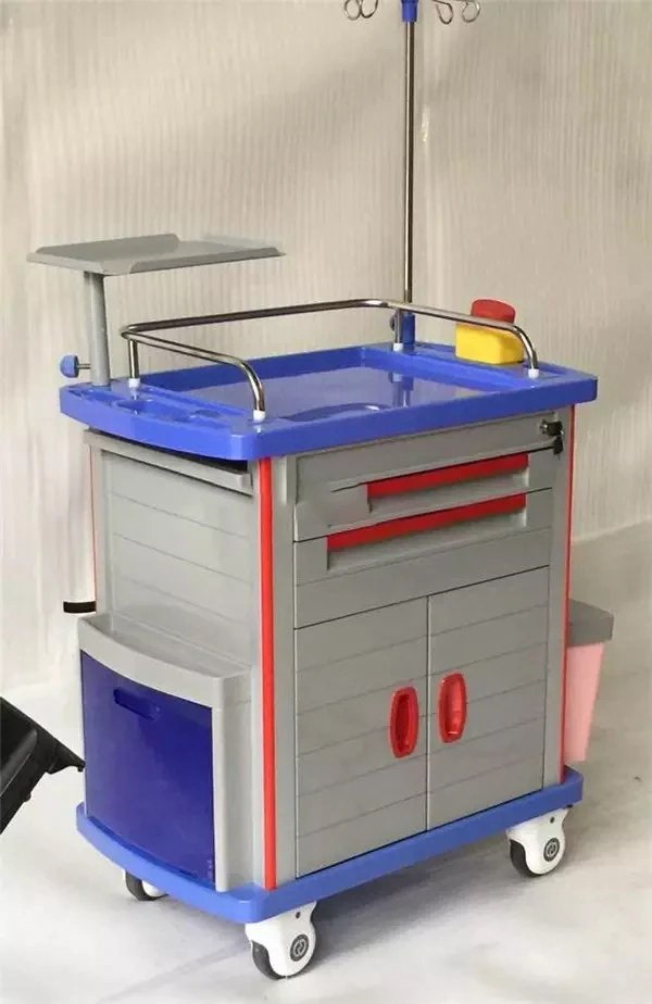 Medical Therapy Instrument Hospital Nursing Workstation Cart Abs ...