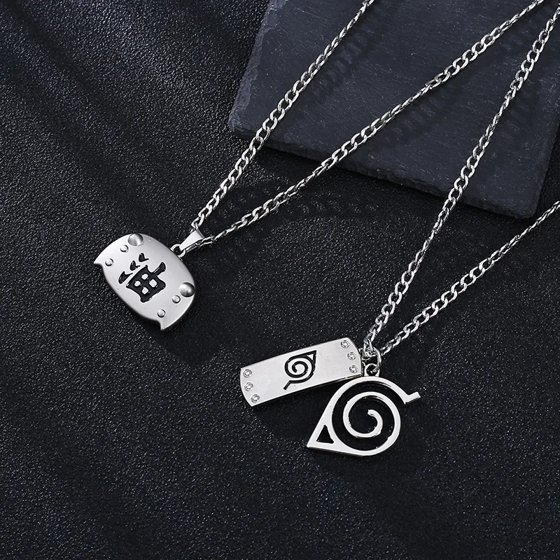 Anime Uchiha Itachi Sasuke Kakashi Shuriken Pendant Necklace - Buy ...