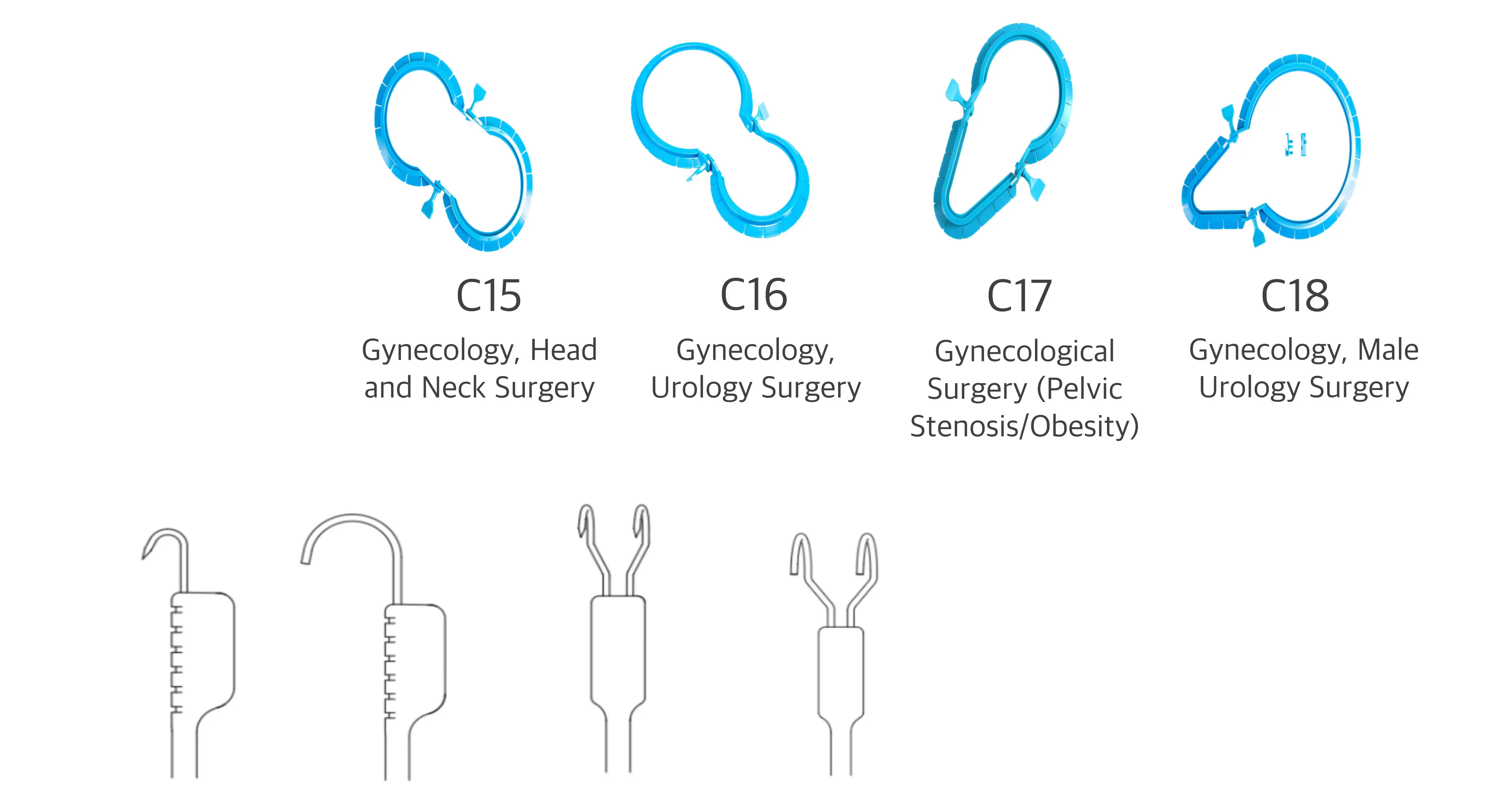 Universal Ring Retractor System Ring Retractor For Urethroplasty ...