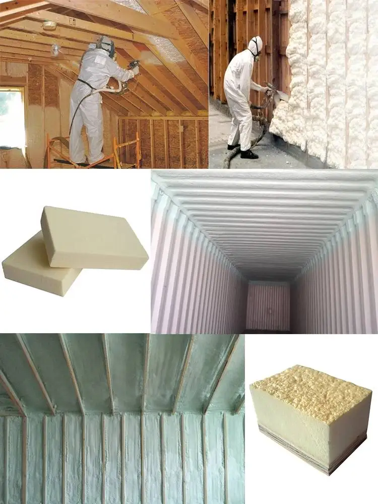 B2 Fire Prevention Spray Polyurethane Foam Chemicals PU Foam