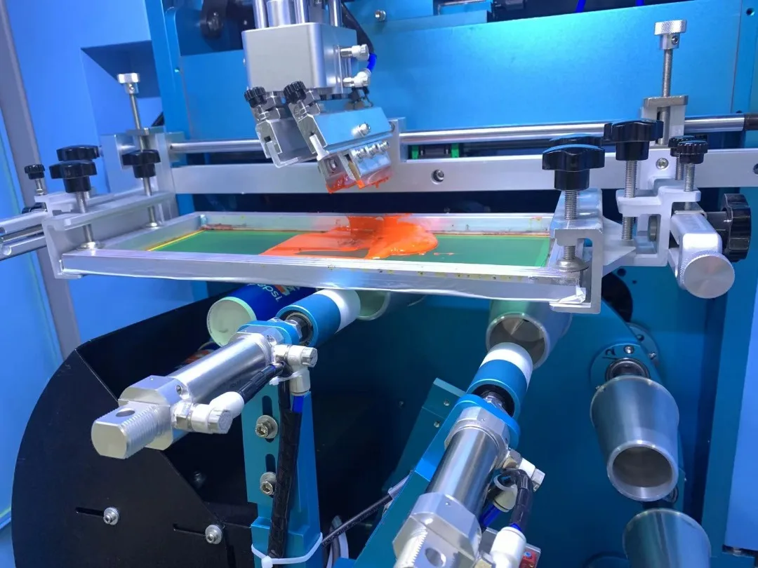 High-speed 4-Color Automatic Screen Printing Machine for Cups