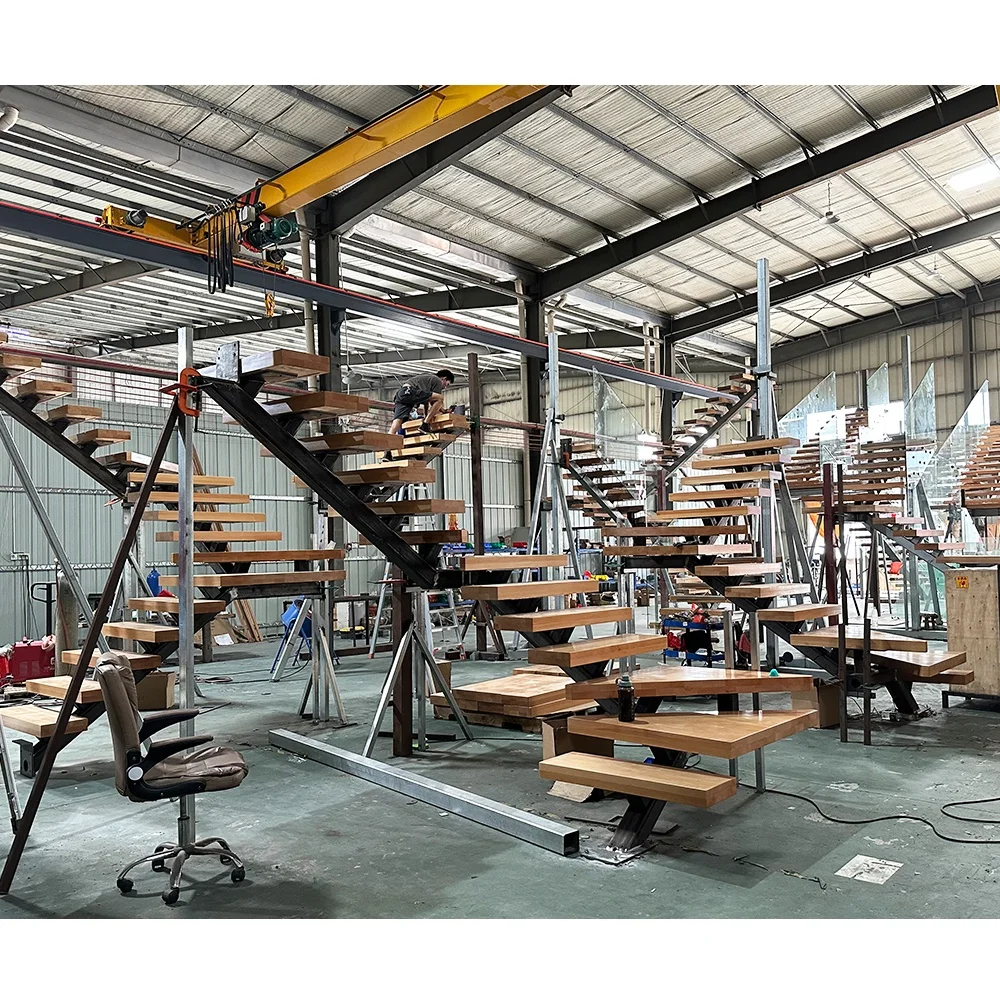 GAOBO Factory Metal Staircase - Modern & Durable Design
