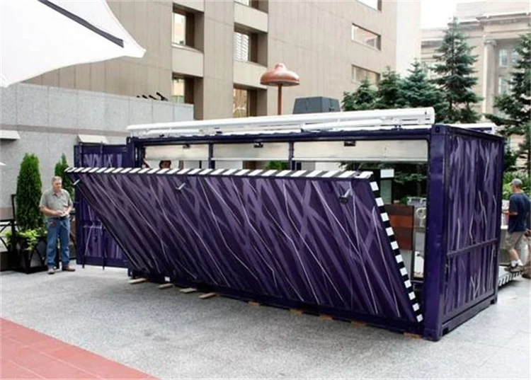 Outdoor City Mobile Folding Expandable Container Coffee Restaurant ...