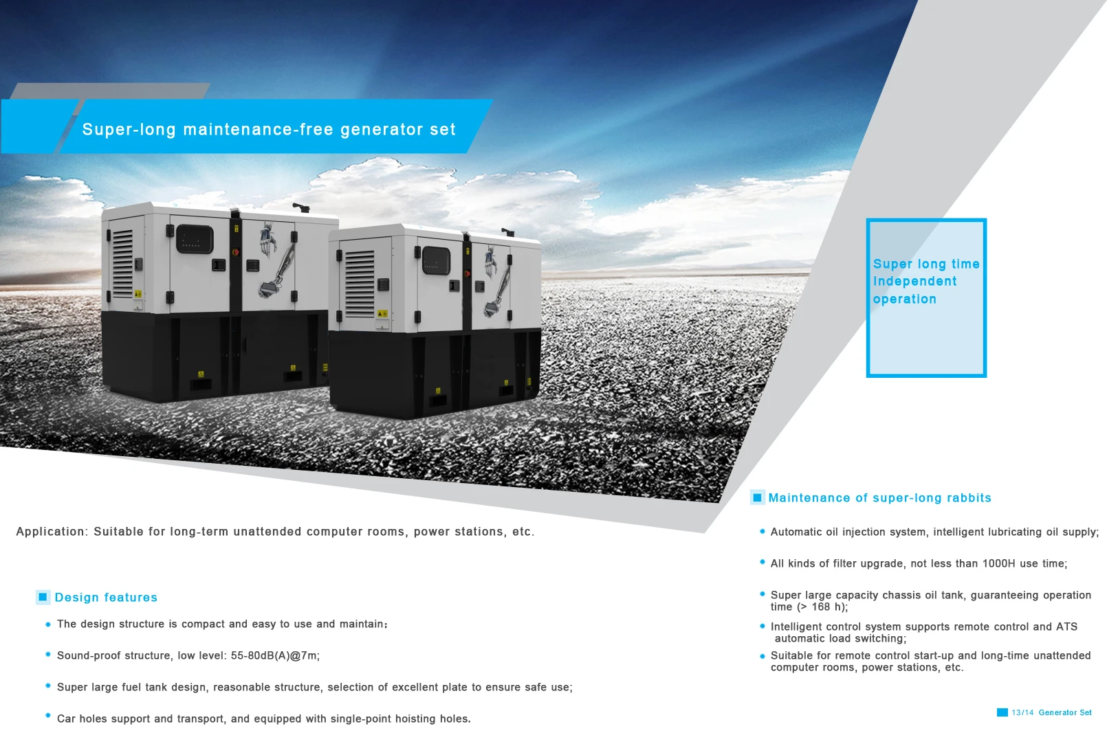 Silent Generators with Cummins Soundproofing - 50kva to 800kva