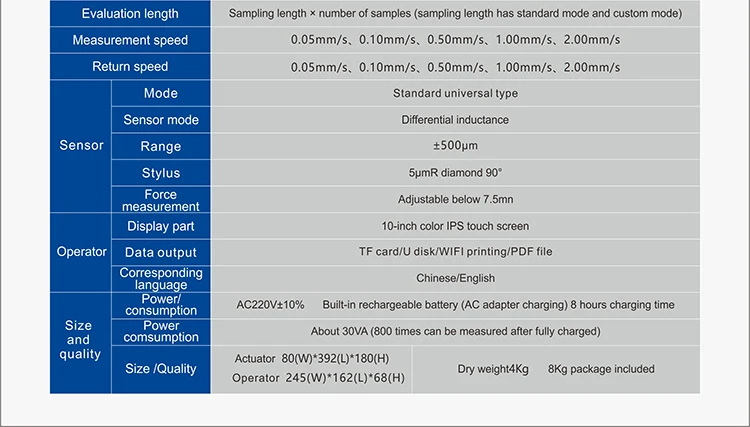 SSR300+ Roughness Profilometer - Precision Surface Measurement