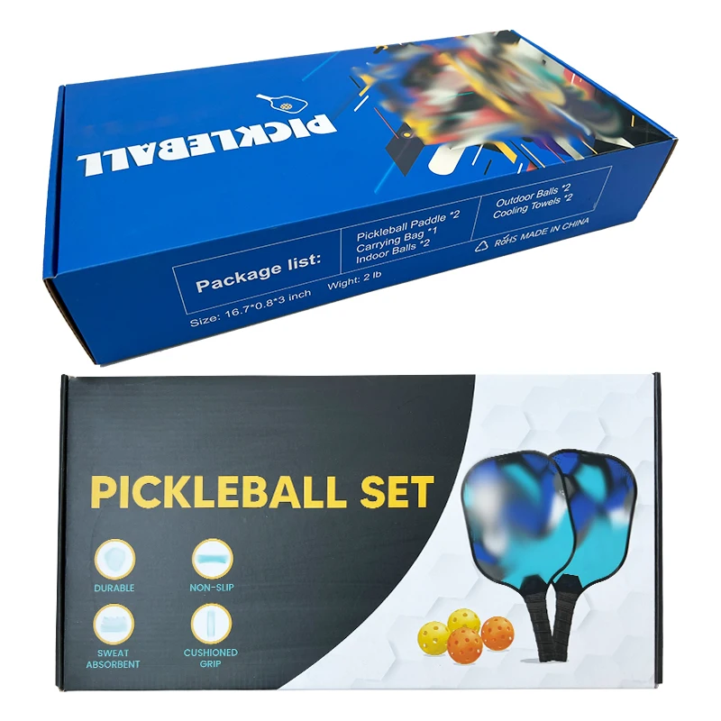 Textured Pickleball Paddle Racket Wholesale Custom Logo Raw T700 Carbon ...