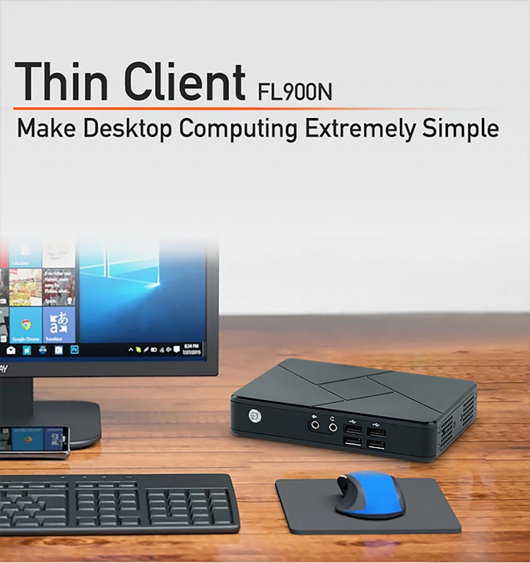 Sharerdp Manufacturer Low Cost Fl900n Dual Ethernet Mini PC for School