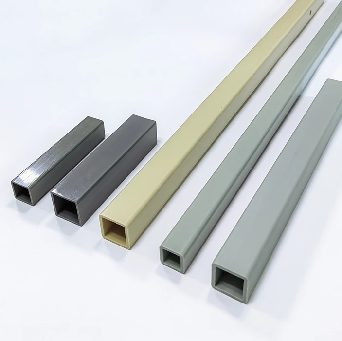 20mm 25mm 30mm 40mm Plastic Square Tubing - PVC & Custom