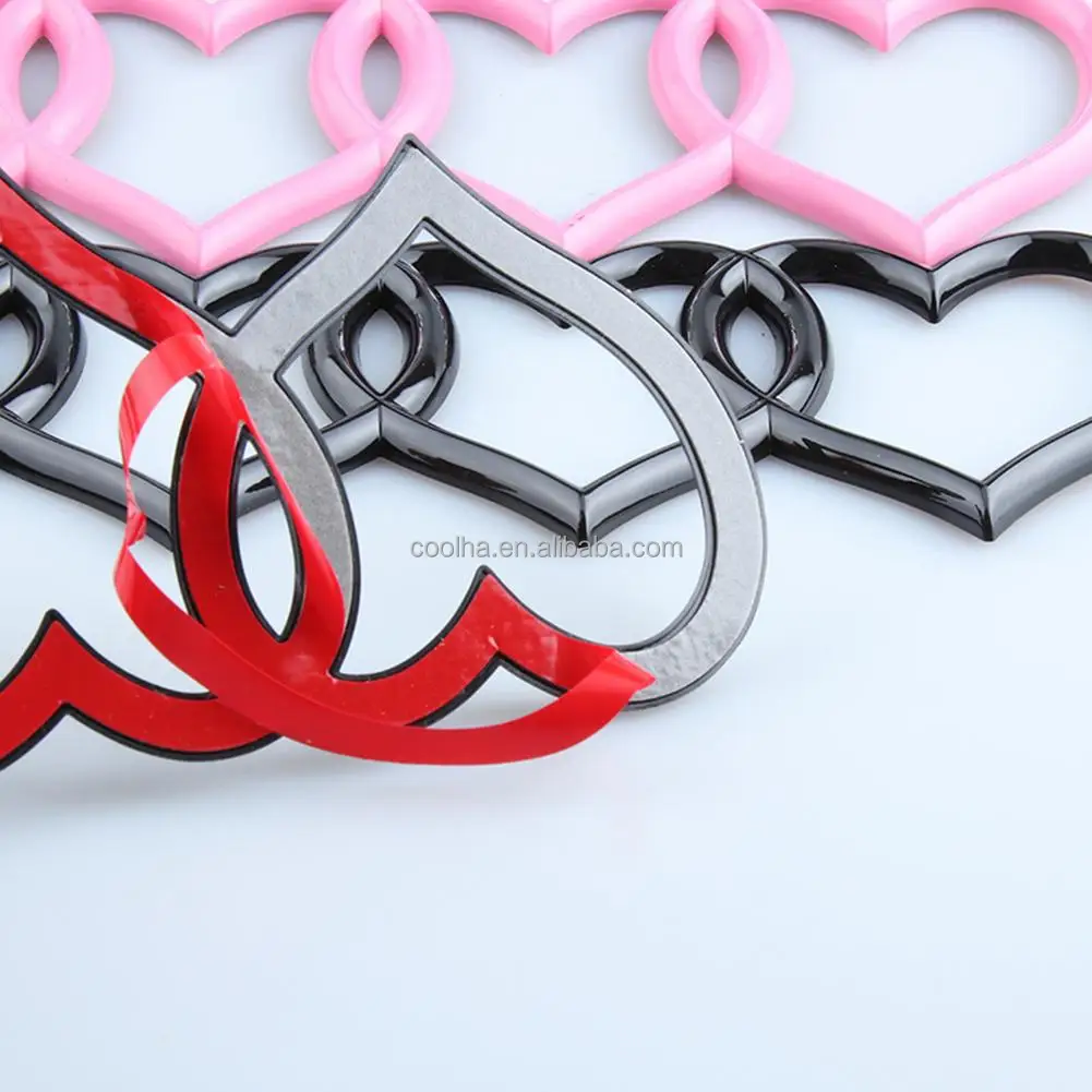 Love Heart Logo Rear Trunk Tail Label Badge Emblem Decal Car Sticker ...
