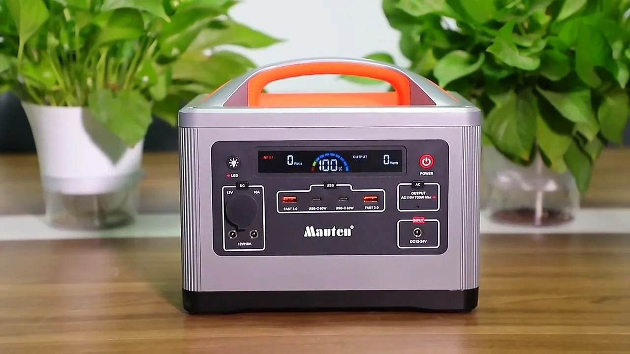 Outdoor Portable Power Station Generators 700w 500wh Lifepo4 Camping Lithium Battery Emergency ...