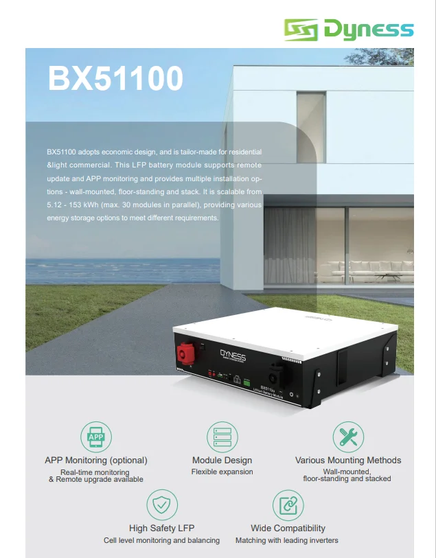 51.2V 100AH 5.12kwh Dyness Lithium Battery for Solar Storage
