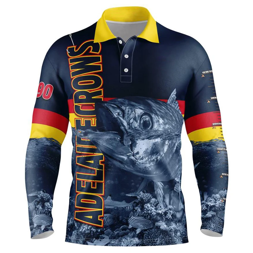 Custom Fishing Shirts Australia 3d Sublimation Printed Fishing Uniform ...