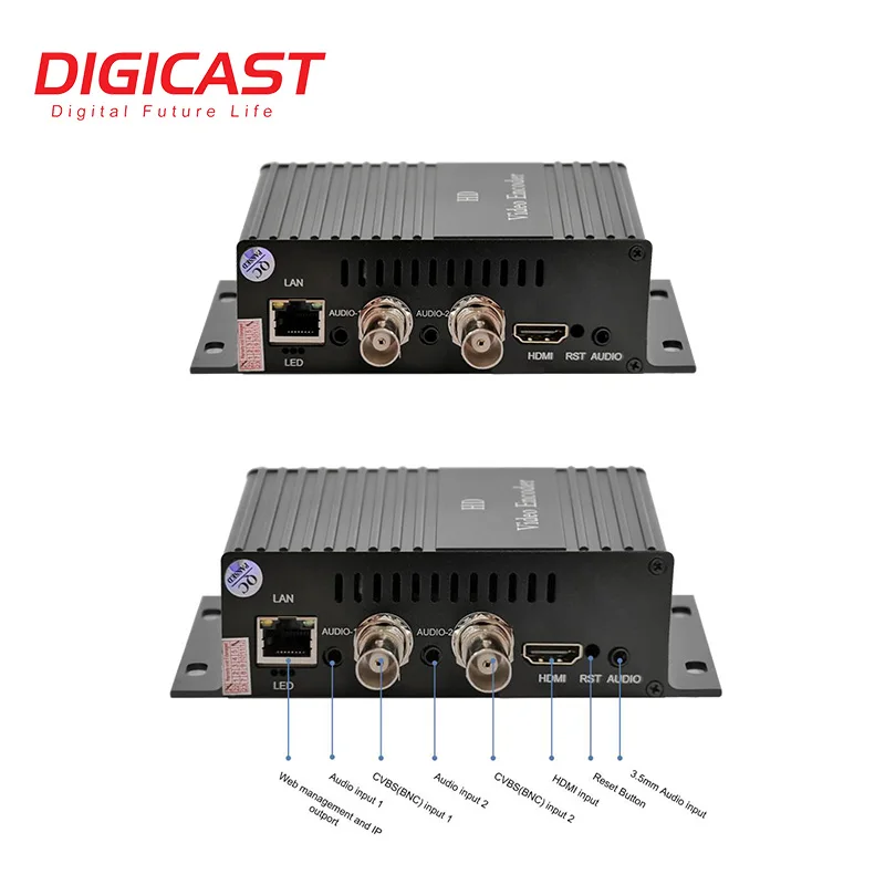 DMB-8900A Premium Youtube IPTV H.265 Encoder - 1080P HEVC