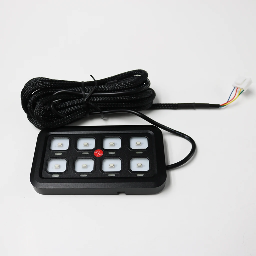 8 Gang Switch Panel Kit - Universal Control Box for Auto