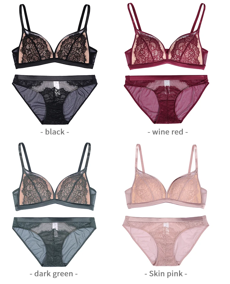 Crossover Bra Lace Girl Thin Underwear Without Steel Ring,French ...