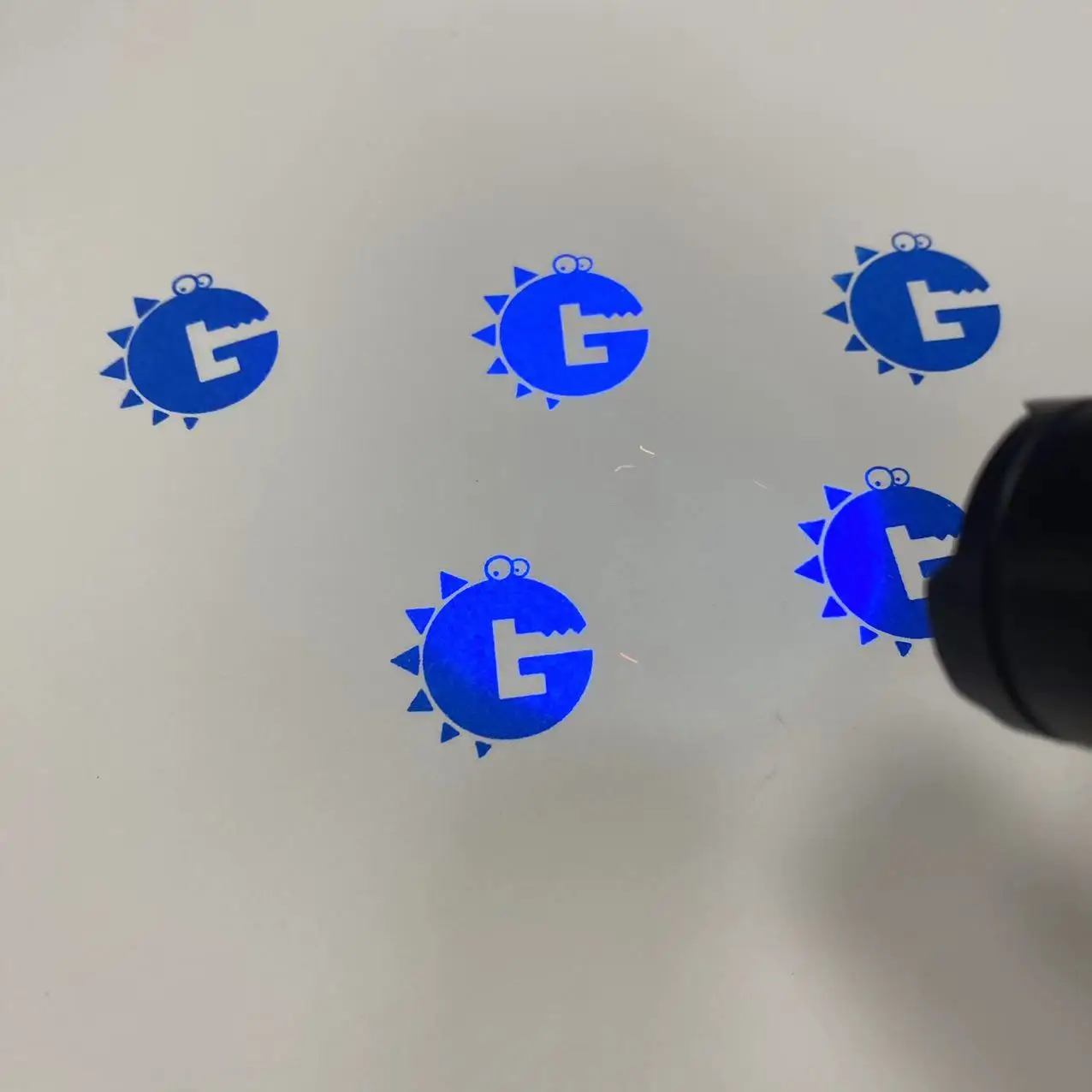 GDLEGEND UV Quick Dry Stamp Ink - Invisible Blue to Blue