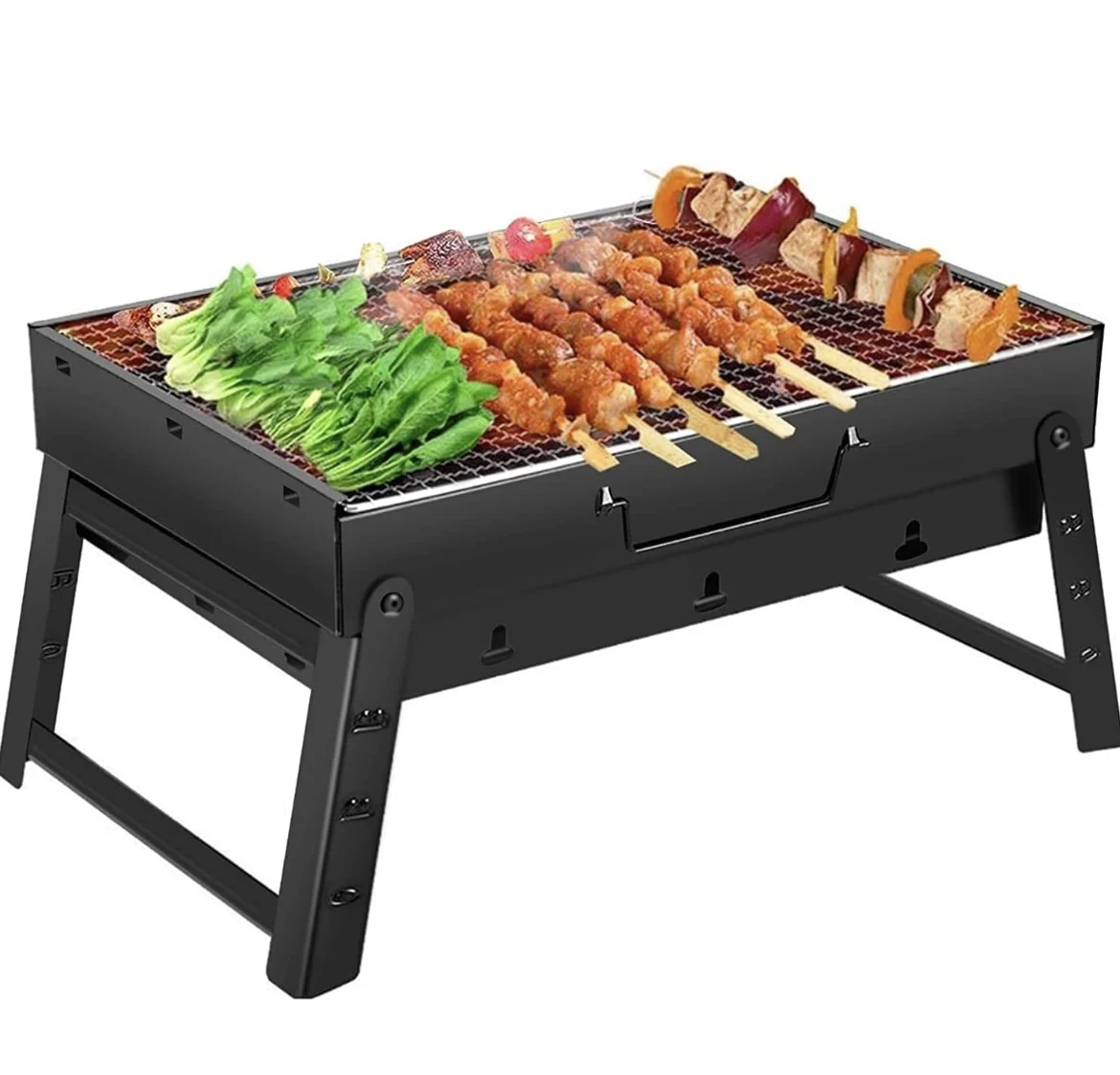 Portable Premium Mini Bbq Grill Folding Steel Design For Outdoor ...