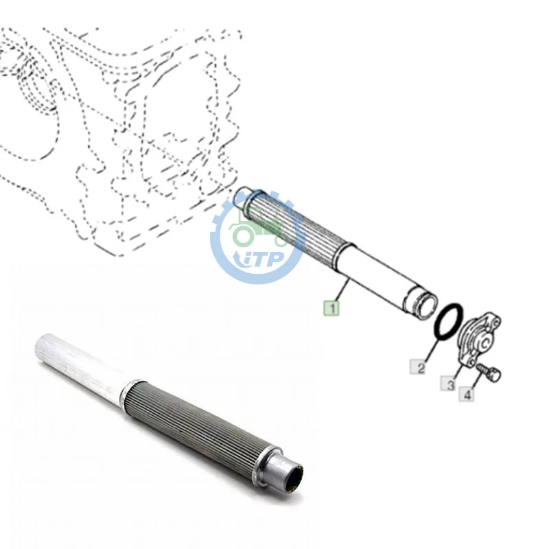 R128746液压吸滤网适用于JD 5045D、5045E、5055D、5055E、5065E、5075E、5103、5200、5203 ...