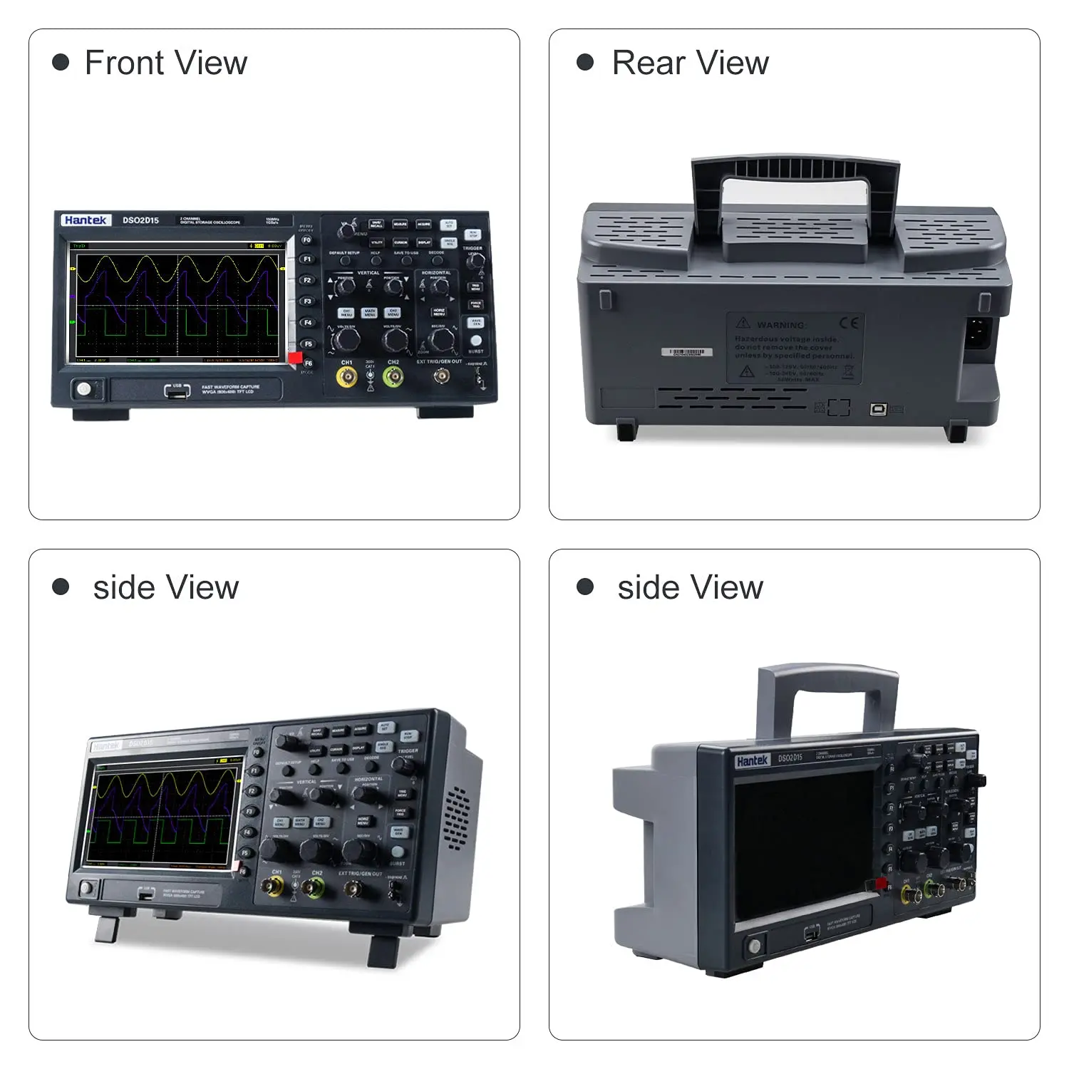 Aismartlink Dso2d15 Digital Storage Oscilloscope 150mhz 1gsa/s 8m,2 ...