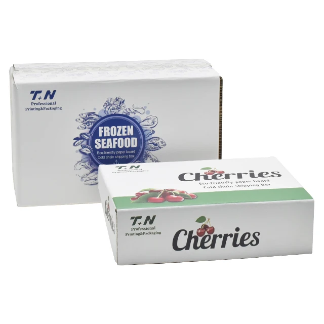 Custom Thermal Insulated Meat Frozen Food Packing Cardboard Box For ...