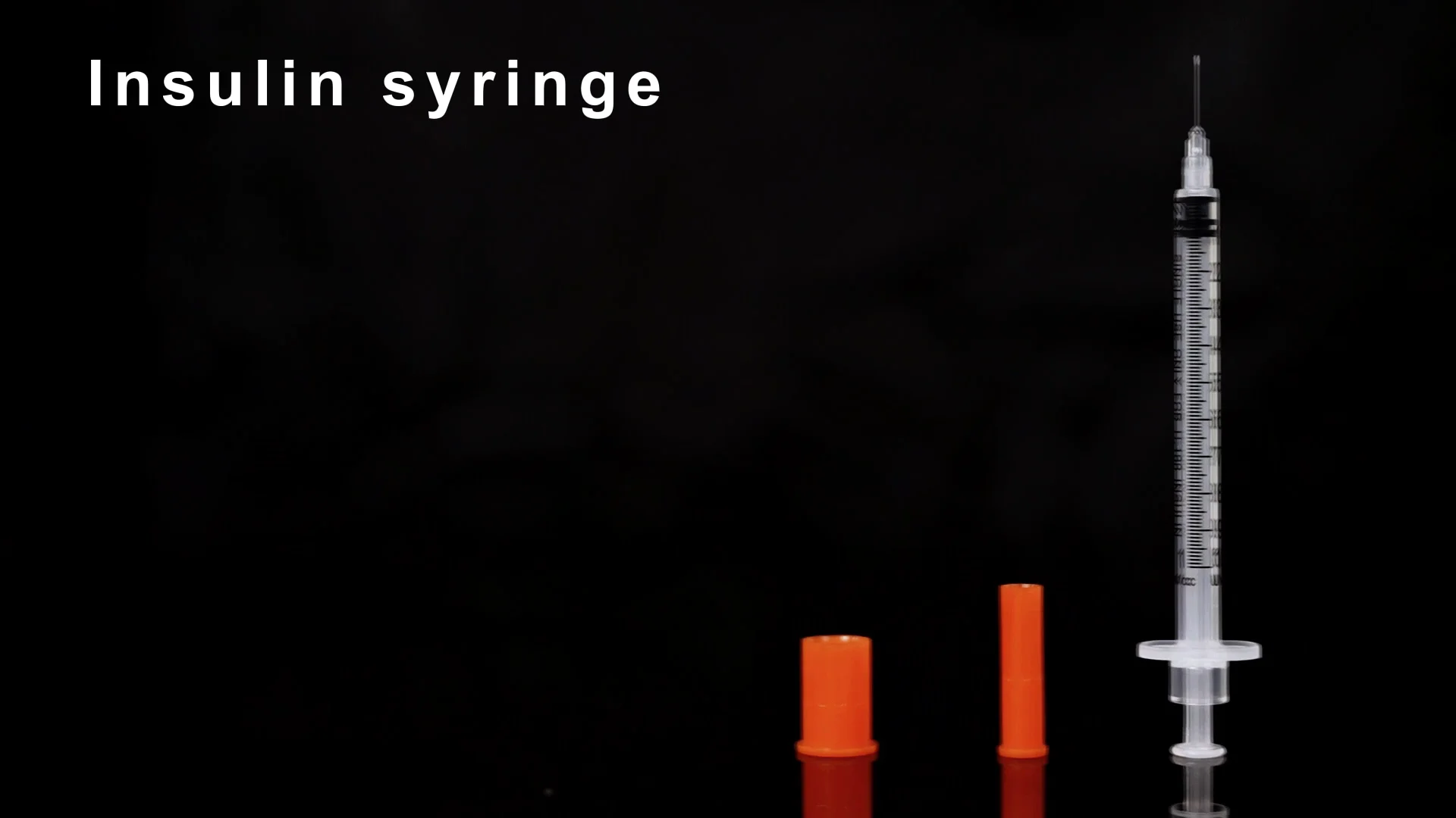 Medical Disposable Insulin Syringe 1ml 0.5ml 0.3ml Diabetic Insulin ...