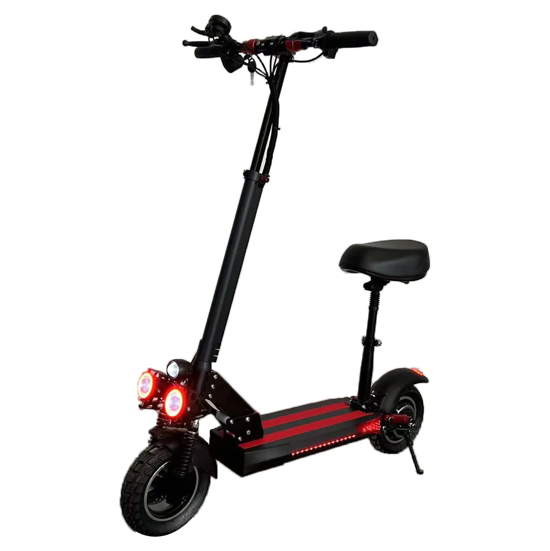 800w Double Flashing light Electric Scooter With Removable Seat Front ...